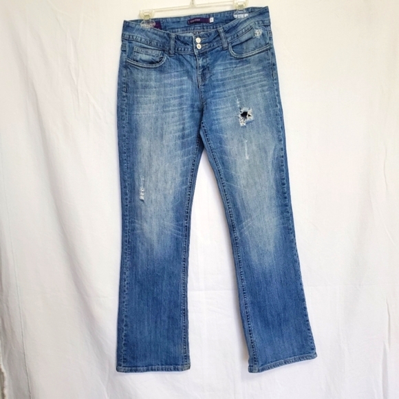 Vigoss | Jeans | Vigoss The New York Distressed Bootcut Jeans | Poshmark